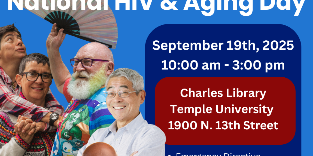 Philadelphia Department of Health: National HIV & Aging Day | The ...